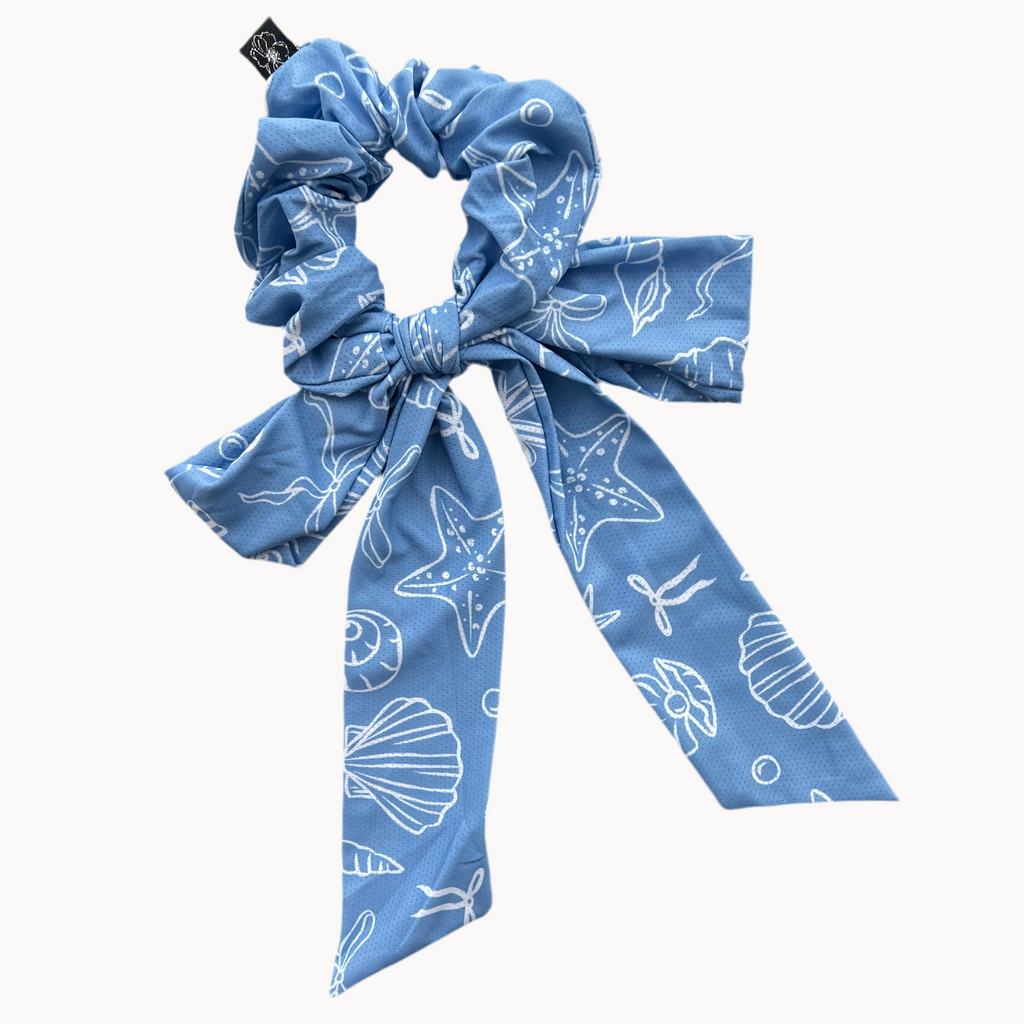Coastal Twirl Dri Fit Bow Scrunchie – Valeri